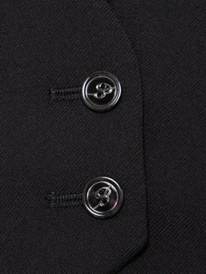 Blumarine Button Short Vest