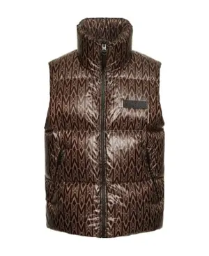 Mackage Kane Interwoven Letter Printed Down Vest