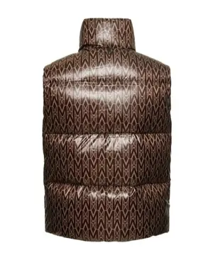 Mackage Kane Interwoven Letter Printed Down Vest