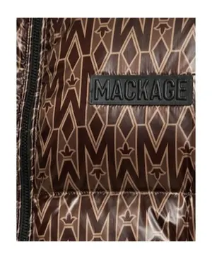 Mackage Kane Interwoven Letter Printed Down Vest