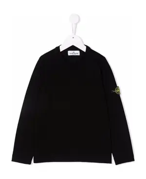 Stone Island Pullover With Logo Decal