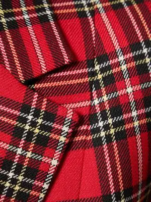 Alessandra Rich Tartan Tailored Jacket