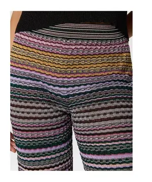 Missoni Striped Pattern Knit Trousers - Multicolor