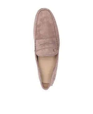 TOD'S Gommino Logo Loafers - Brown