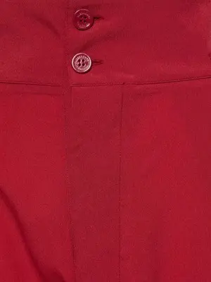 Alexandre Vauthier High-waisted Crepe Casual Pants With Belted Cuffs