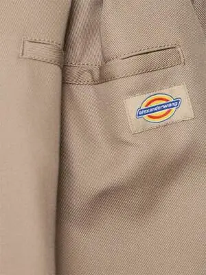 Alexander Wang Pleated Workwear Drill Mini Skirt