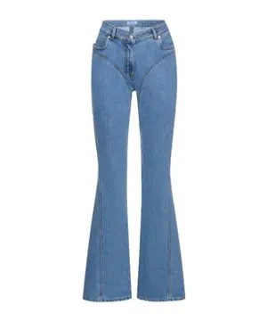 MUGLER Flared Horn Jeans