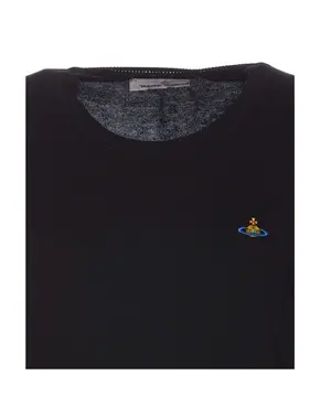 VIVIENNE WESTWOOD Orb Embroidered Knitted Jumper