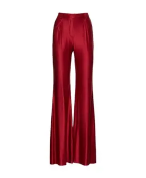 Alexandre Vauthier Bright Plain Jersey Wide-leg Pants