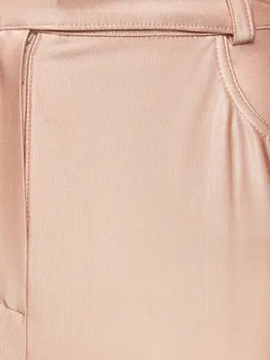 Alexandre Vauthier Shiny Jersey High-rise Flare Pants