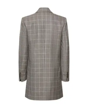 Michael Kors Single-breasted Checked Suit Jacket