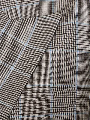 Michael Kors Single-breasted Checked Suit Jacket
