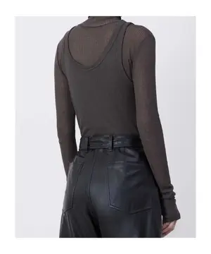 LEMAIRE Ribbed Scoop Neck Tank Top