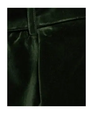 Alexandre Vauthier Straight Leg Velvet Trousers