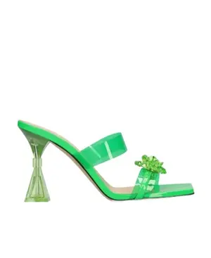 MACHMACH Crystal Embellished High Heel Sandals
