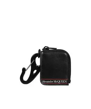 Alexander McQueen Logo Key Bag - Black