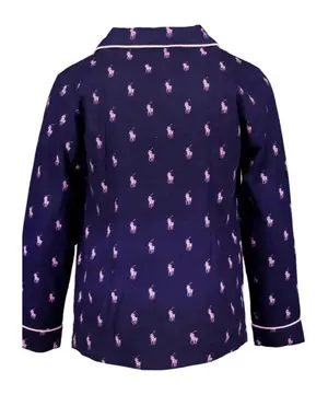 Polo Ralph Lauren Long-sleeved Pajamas And Elastic Waist Pajamas Set