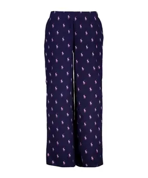 Polo Ralph Lauren Long-sleeved Pajamas And Elastic Waist Pajamas Set