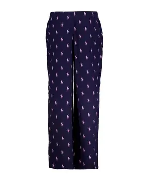Polo Ralph Lauren Long-sleeved Pajamas And Elastic Waist Pajamas Set