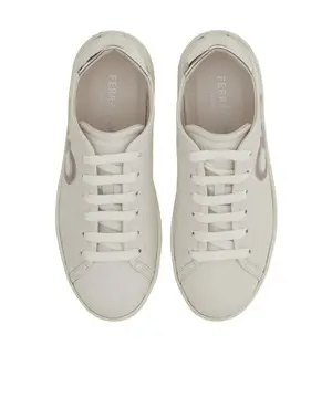 FERRAGAMO Gancini Detail Lace-up Sneakers