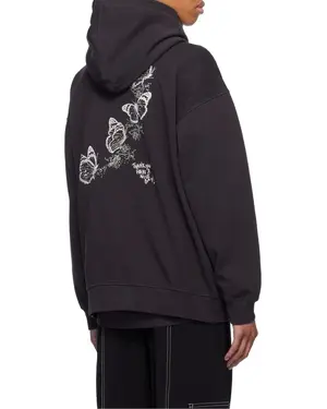 GANNI Phantom Isoli Heart Oversized Hoodie