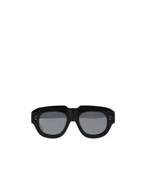 Thom Browne Rectangular Frame Sunglasses - Black