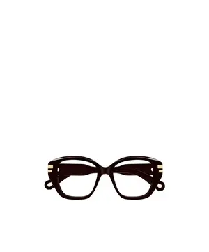 Chloé Eyewear Square Frame Glasses - Black