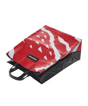 FREITAG Patterned Tote Bag With Distressed Top Handles