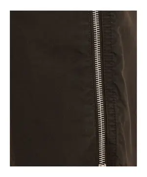 Dries Van Noten Pexior Cotton Pants With Zip Details