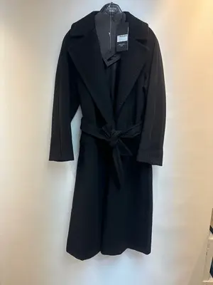 Max Mara Long-sleeved Coat - Black