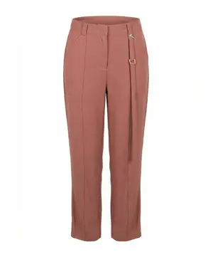 Patrizia Pepe Belted Straight Leg Trousers