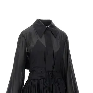 JIL SANDER Cut-out Poplin Shirt Dress