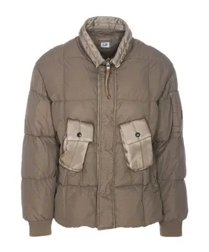 C.P. COMPANY Quilted Jacket With Zip Up
