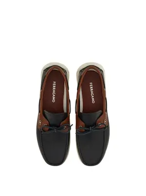 FERRAGAMO Leather Loafers