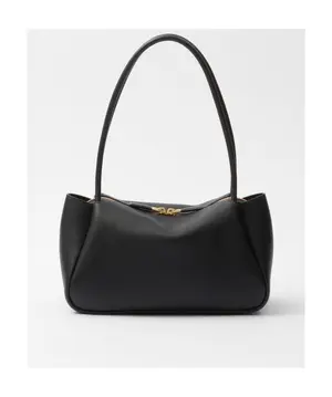 Prada Medium Handbag With Enamel Triangle Logo