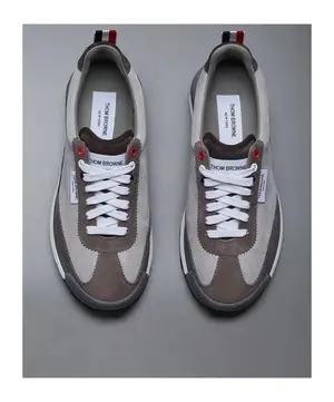 Thom Browne Tech Runner Sneakers - Light Gray