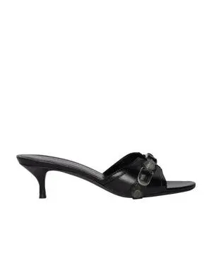 Balenciaga Cagole M40 Arena Slip-on Sandals - Black