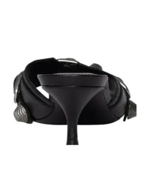 Balenciaga Cagole M40 Arena Slip-on Sandals - Black