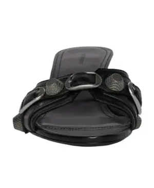 Balenciaga Cagole M40 Arena Slip-on Sandals - Black