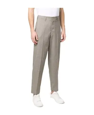 LEMAIRE Check-print Tailored Trousers