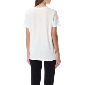 Balmain Logo Printed Crewneck T-shirt - No