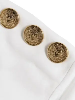 Balmain Logo Printed Crewneck T-shirt - No