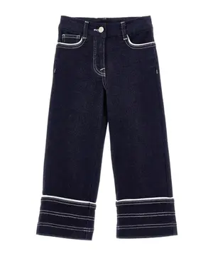 Monnalisa Heart Pocket Flared Jeans