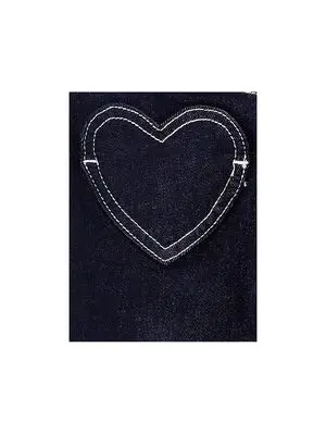 Monnalisa Heart Pocket Flared Jeans