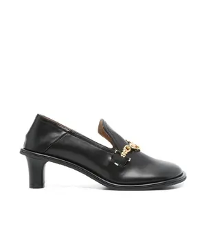 Stella McCartney Chain Detail High Heel Loafers