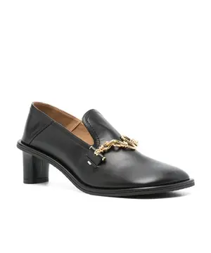 Stella McCartney Chain Detail High Heel Loafers
