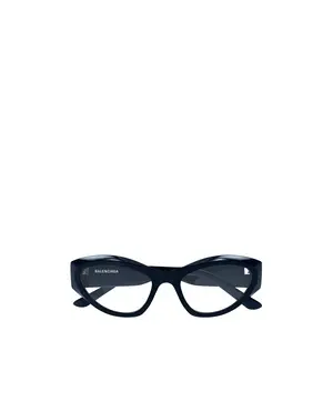 Balenciaga Cat Eye Frame Glasses - Black