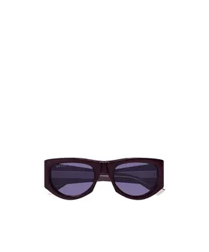 Gucci Rectangle-frame Sunglasses - Prugna Solido