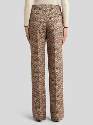 Etro Damask Pattern Trousers