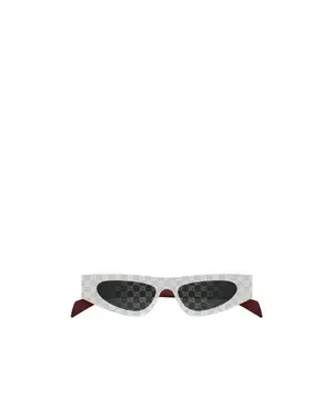 Gucci Cat Eye Frame Sunglasses - Silver